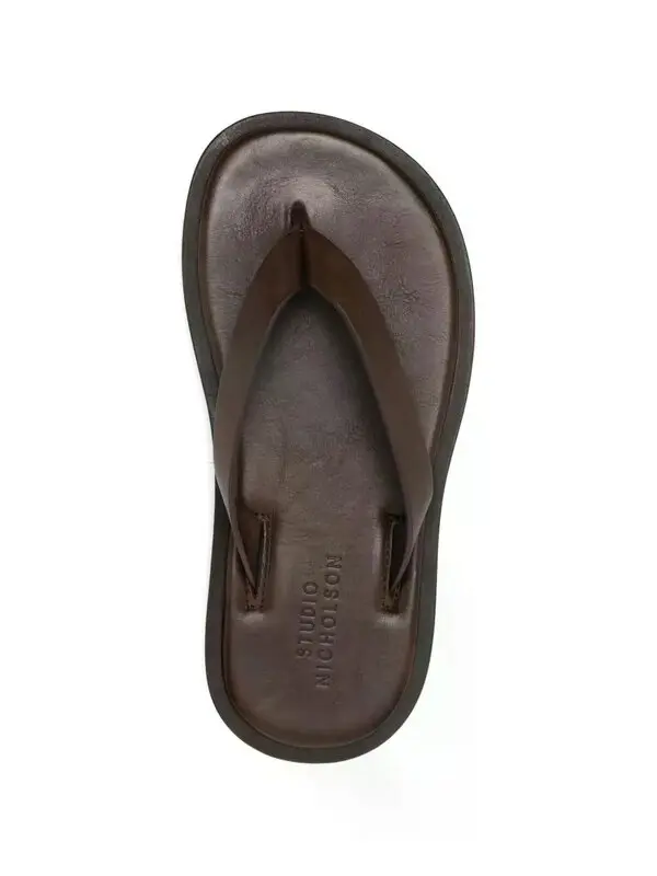 Studio Nicholson Curren Thong-strap Sandals - Brown