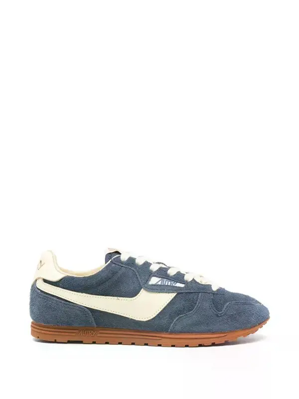 AUTRY Windspin Suede Sneakers - Blue
