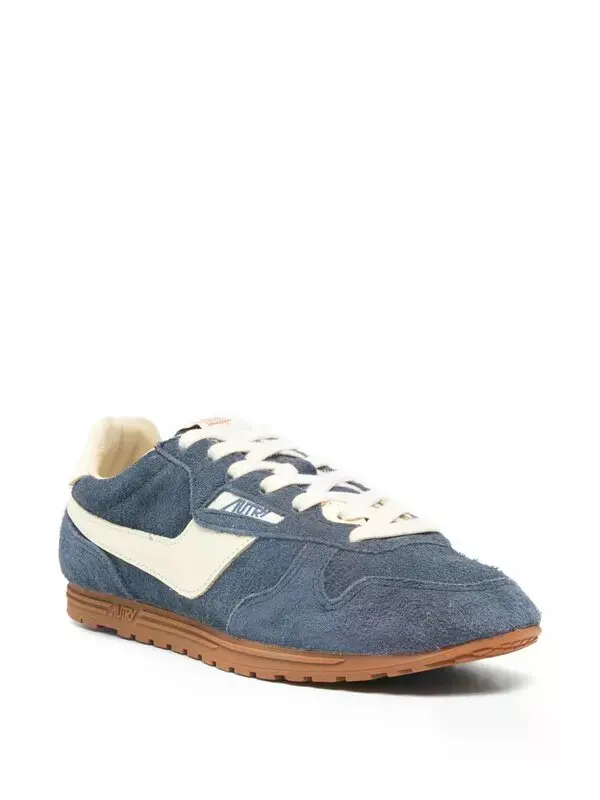 AUTRY Windspin Suede Sneakers - Blue