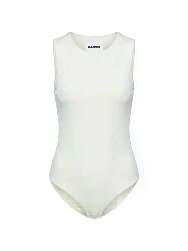 JIL SANDER Sleeveless Bodysuit - Neutrals