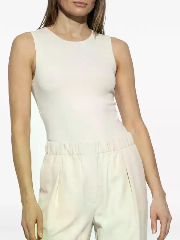 JIL SANDER Sleeveless Bodysuit - Neutrals