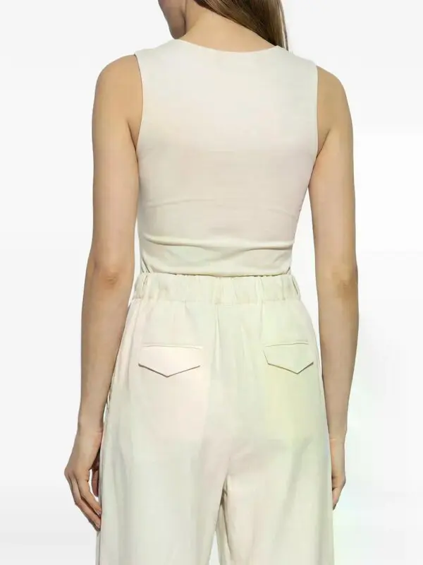 JIL SANDER Sleeveless Bodysuit - Neutrals