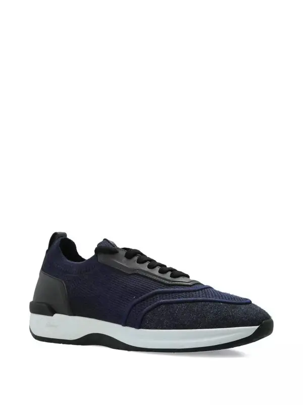 Brioni Panelled Sneakers - Blue