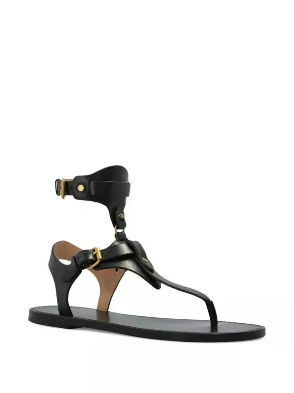 Isabel Marant Étoile Eveena Buckle Leather Sandals