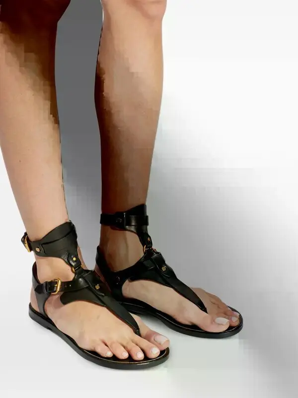 Isabel Marant Étoile Eveena Buckle Leather Sandals