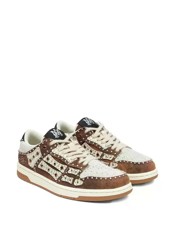 Amiri Skel Stud Low Lace-up Sneakers