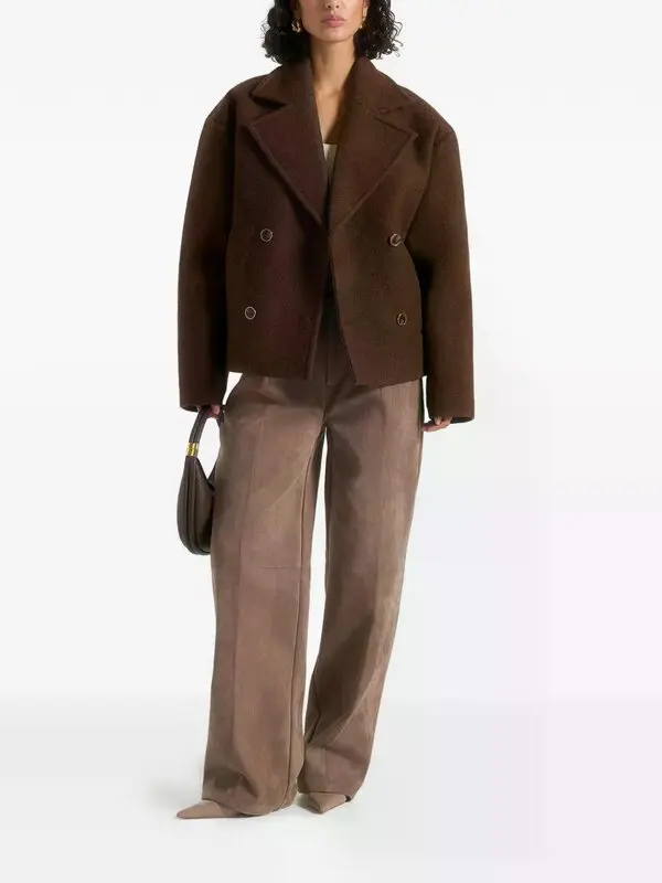 Manière De Voir Mika Double-breasted Wool Coat