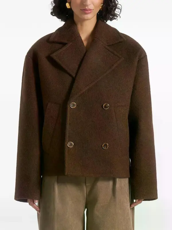 Manière De Voir Mika Double-breasted Wool Coat