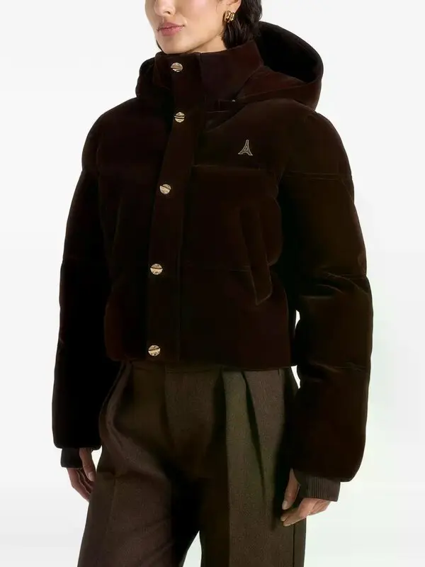 Manière De Voir Velvet Cropped Jacket
