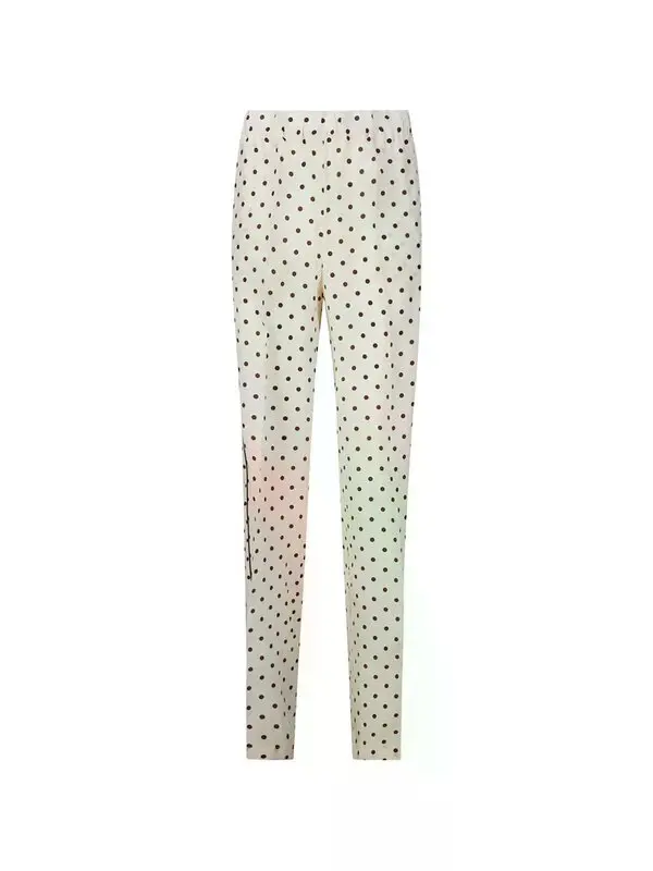 P.a.r.o.s.h Billo Polka-dot Trousers - Neutrals