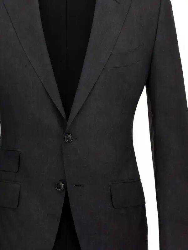 TOM FORD Wool Single-breasted Blazer - Grey