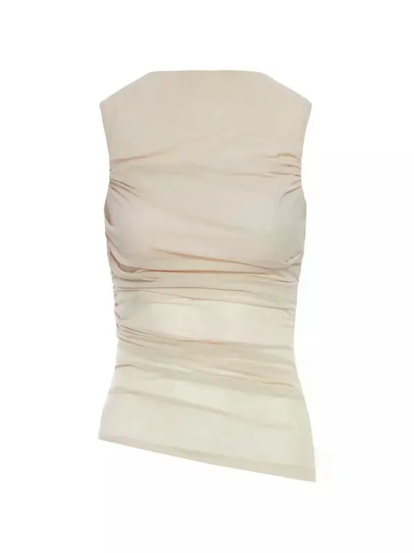 Soeur Irina Draped T-shirt - Neutrals