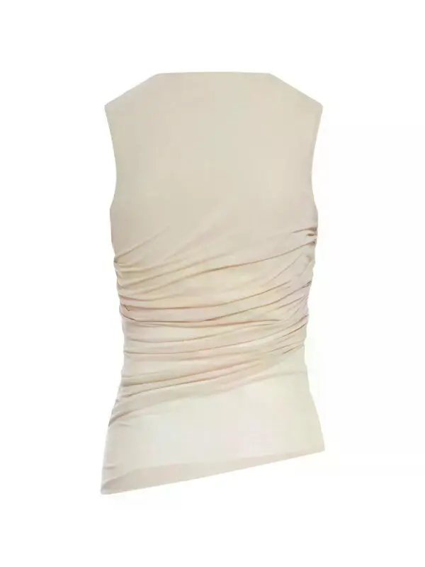 Soeur Irina Draped T-shirt - Neutrals