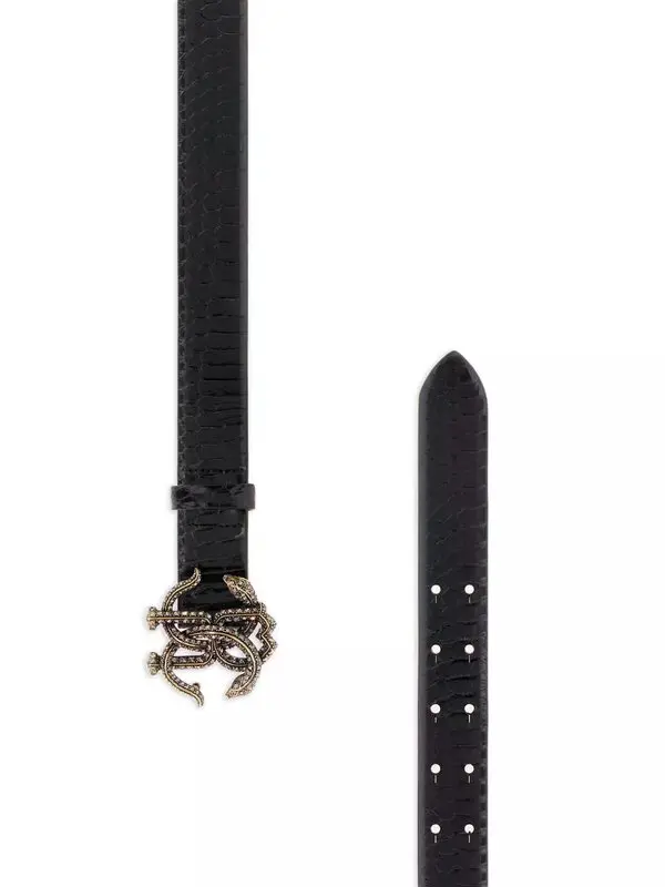 Roberto Cavalli Logo Belt