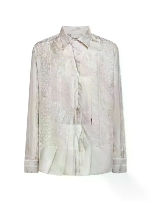 PIERRE-LOUIS MASCIA Floral-pattern Shirt