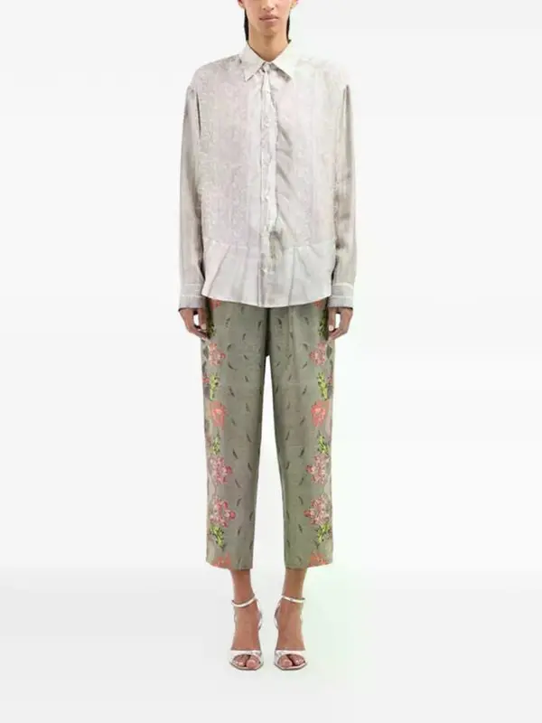 PIERRE-LOUIS MASCIA Floral-pattern Shirt