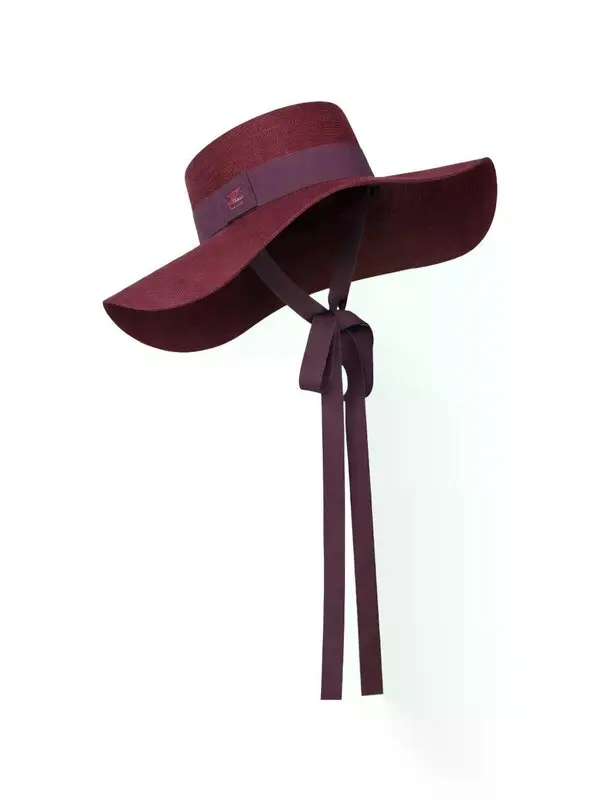 Etro Pegaso Embroidered Wide-brim Sun Hat - Red