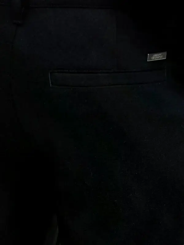 Armani Exchange Logo-plaque Trousers