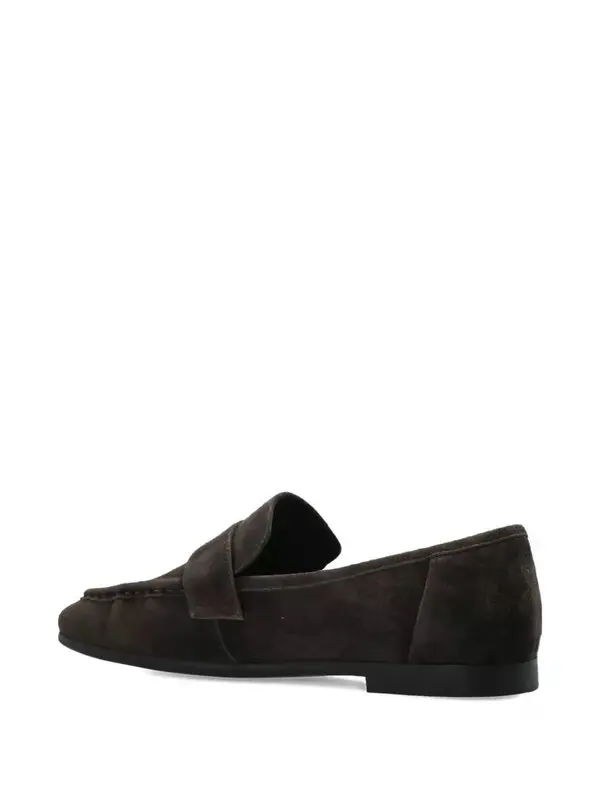 BLACK SUEDE STUDIO Arrow Suede Loafers - Brown