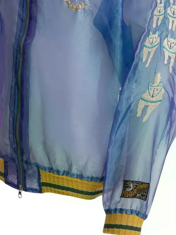 Kapital Embroidered Bomber Jacket - Blue