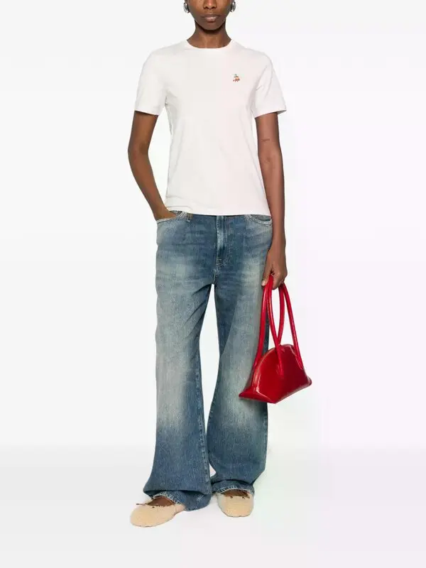Maison Kitsuné Embroidered T-shirt
