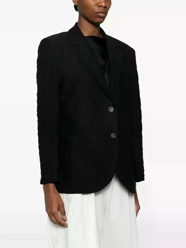 Harris Wharf London Textured Single-breasted Jacket