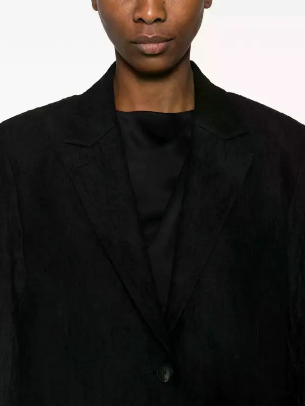 Harris Wharf London Textured Single-breasted Jacket