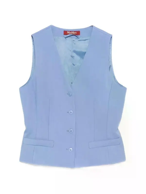 Max Mara Virgin Wool Waistcoat