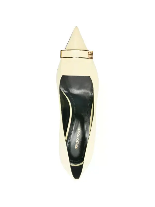 SERGIO ROSSI Pointed-toe Pumps - Yellow
