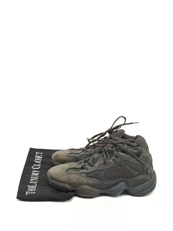ADIDAS X YEEZY 500 Suede Sneakers - Black