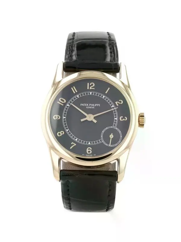 Patek Philippe 1994s Calatrava Arabic Numerals 33mm Watch - Black