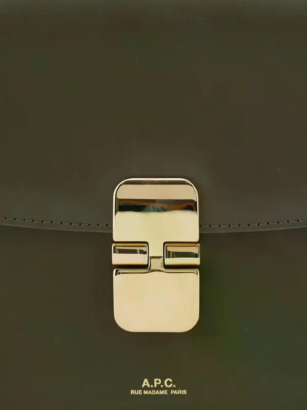 A.p.c. Grace Clasp Shoulder Bag - Green