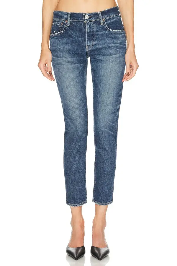 Moussy Vintage Holliston Skinny Jeans - Blue