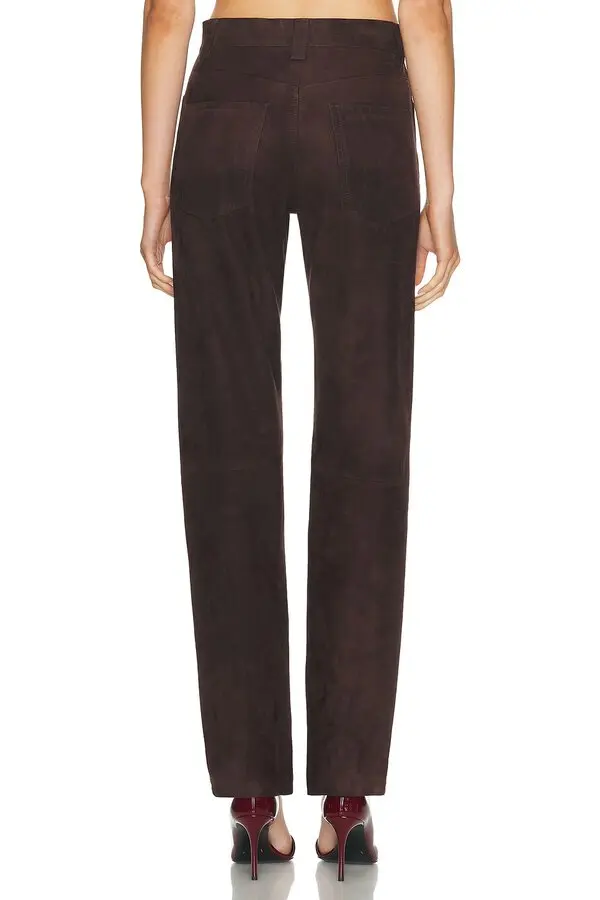 Khaite Callum Pant - Dark Brown