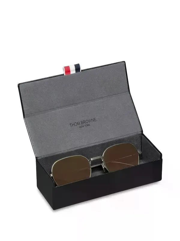 Thom Browne Square-frame Sunglasses - Silver