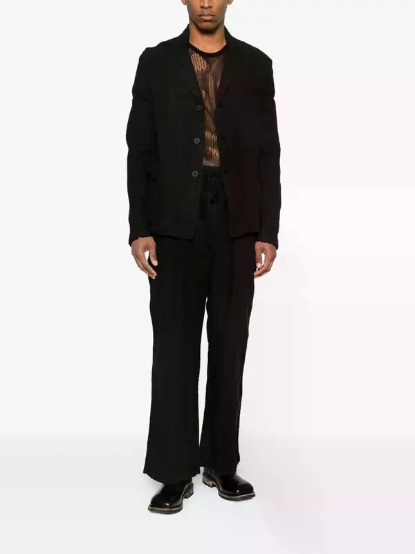 THOM KROM Drawstring Wide Leg Trousers