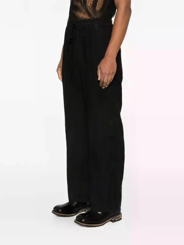 THOM KROM Drawstring Wide Leg Trousers