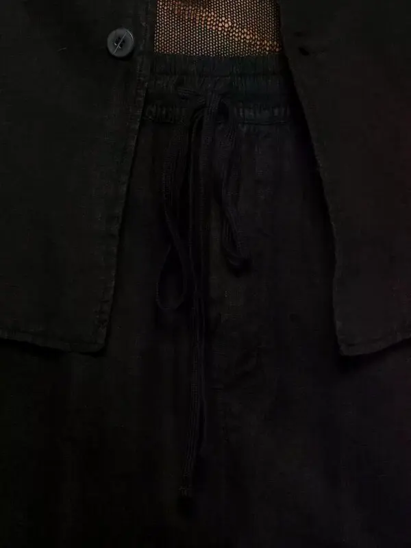 THOM KROM Drawstring Wide Leg Trousers
