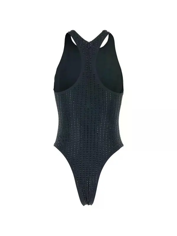 VENUJA Embellished Halterneck Beachwear - Black