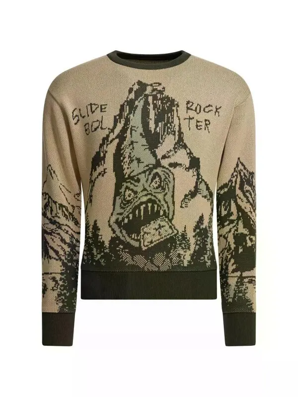Kapital Graphic Knitted Sweater