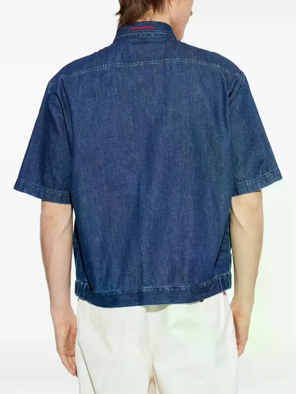Dsquared2 Checked Denim Shirt