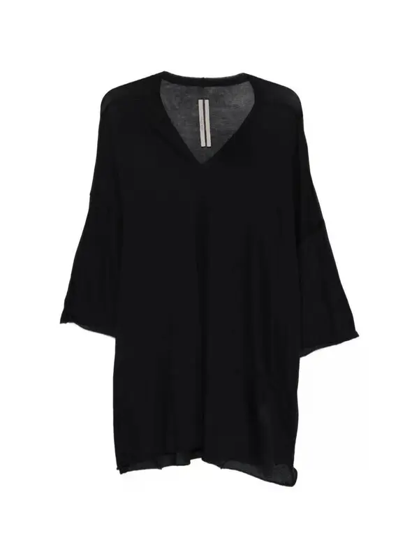Rick Owens V Tommy V-neck T-shirt - Black