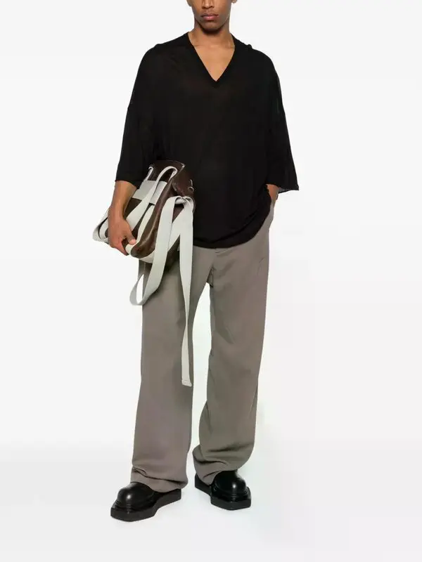 Rick Owens V Tommy V-neck T-shirt - Black
