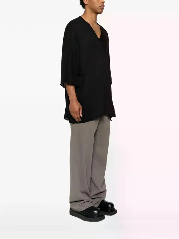 Rick Owens V Tommy V-neck T-shirt - Black