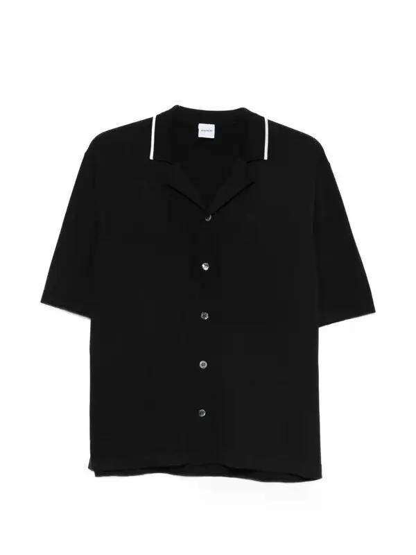 Aspesi Button Short-sleeve Shirt - Black