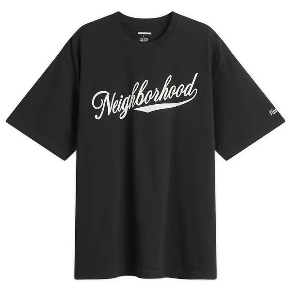 NEIGHBORHOOD Ss-2 Baseball Logo T-shirt - Black