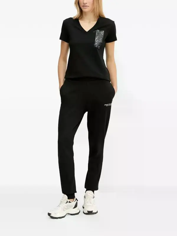 Armani Exchange Logo-detail Trousers
