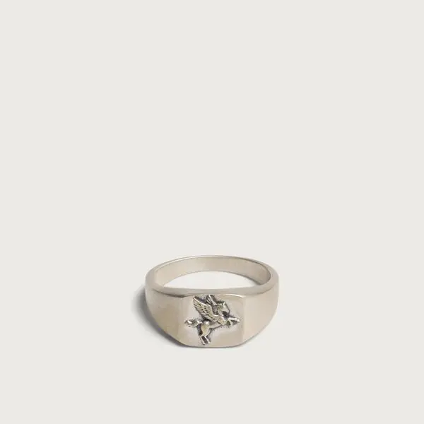 SERGE DENIMES Pegasus Sterling Ring - Silver