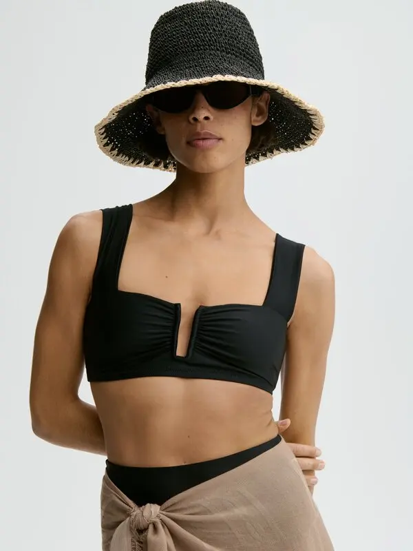 BY MALENE BIRGER Belira Bikini Top - Black