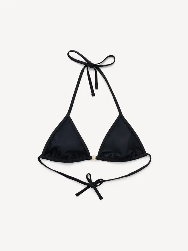 BY MALENE BIRGER Astrida Triangle Bikini Top - Black
